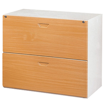 二層抽屜式鋼木櫃Y107-5/可選色 - PChome 24h購物