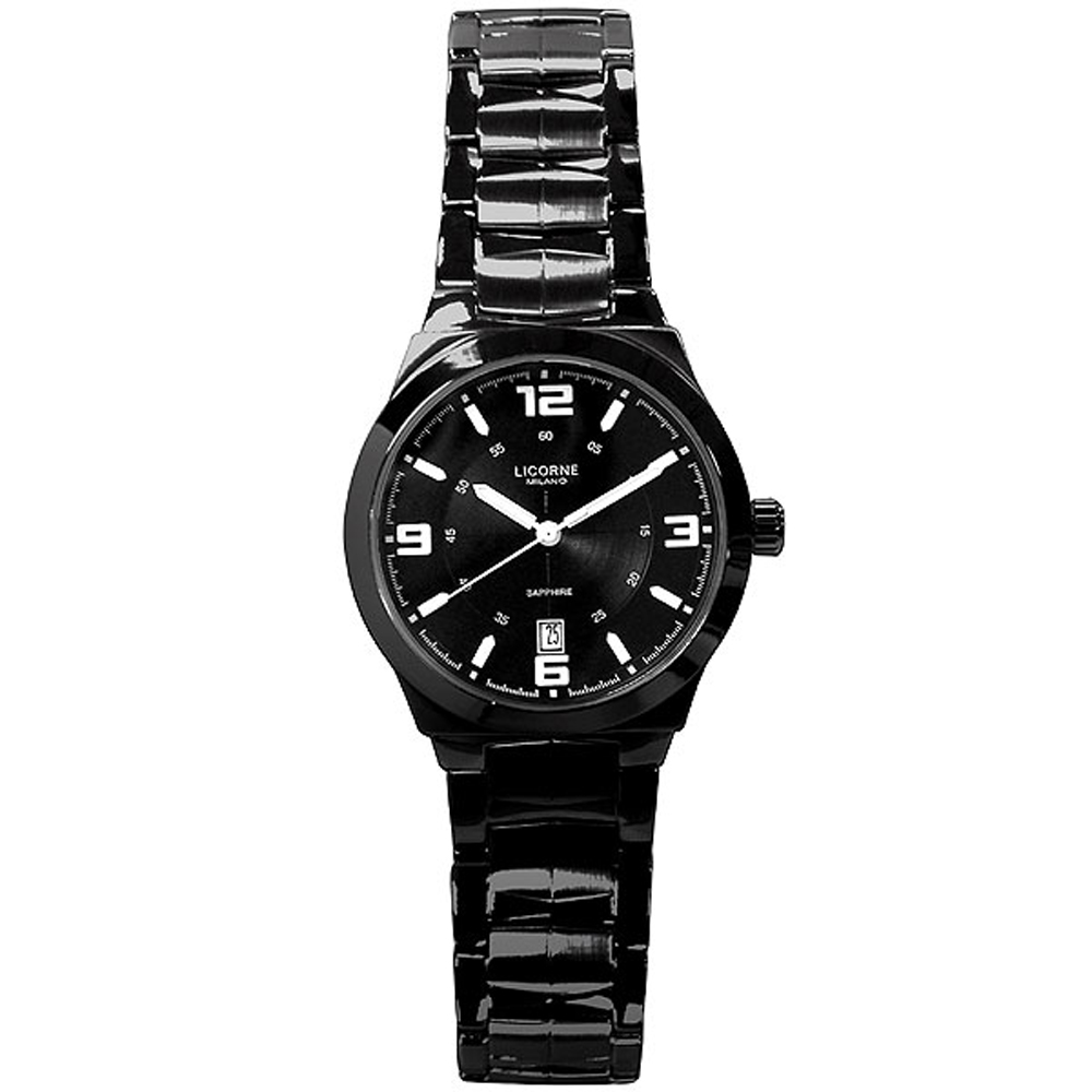 LICORNE MILANO系列 都會焦點時尚腕錶(全黑-小) - PChome 24h購物