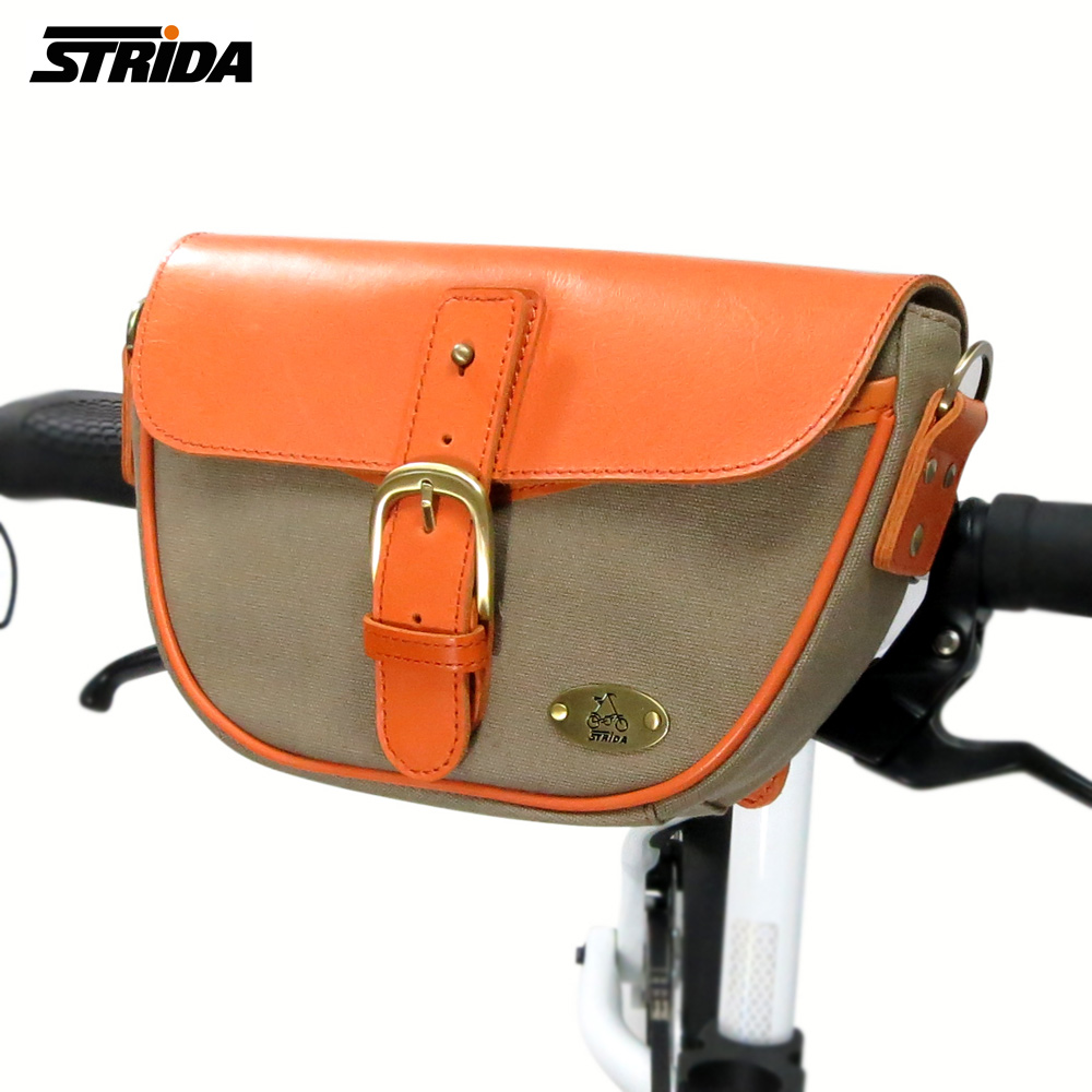STRIDA 真皮車手休閒包 橘 - PChome 24h購物