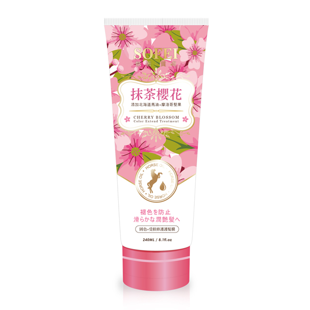 舒妃SOFEI 抹茶櫻花固色護髮膜240ml - PChome 24h購物