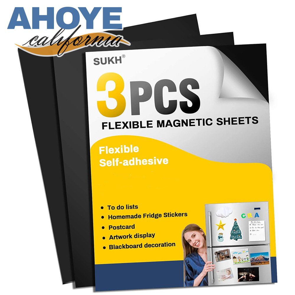 【AHOYE】1mm加厚A4軟磁鐵片 3張 (磁性 強力磁鐵 吸鐵) - PChome 24h購物