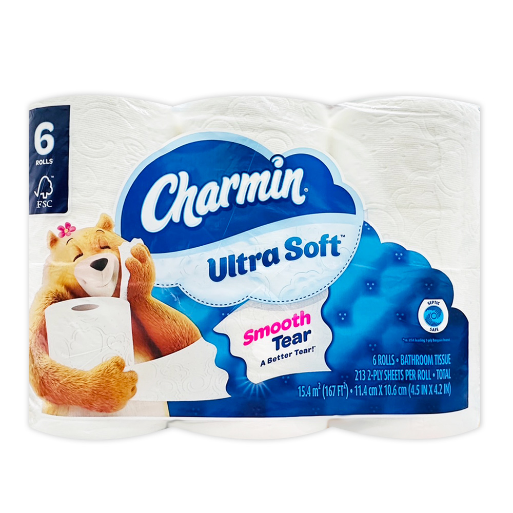 Charmin 超柔軟捲筒衛生紙 (213張x6捲) - PChome 24h購物