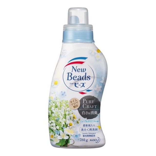 日本【花王kao】New Beads純淨香氛洗衣精780g - PChome 24h購物
