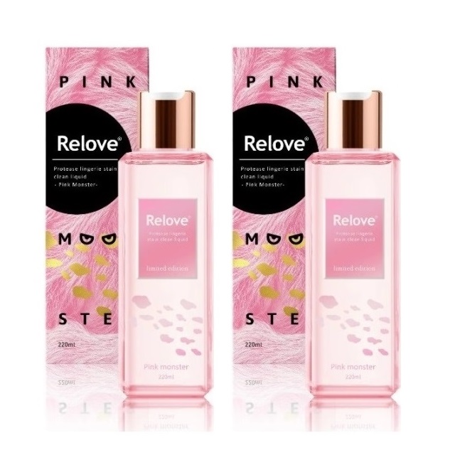 2入組 RELOVE 私密衣物蛋白酵素去漬手洗精- Pink Monster「限量版 粉紅怪獸」 - PChome 24h購物