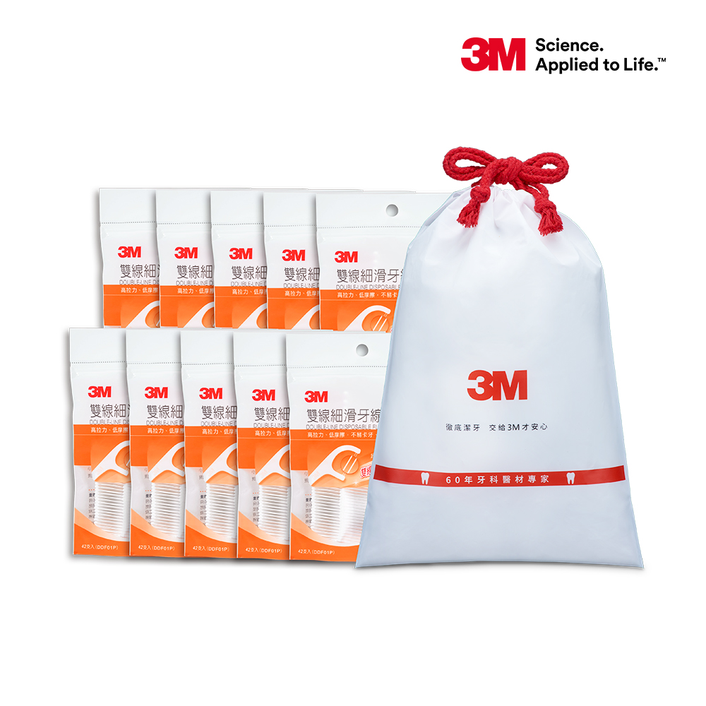 3M 雙線細滑牙線棒分享包420支 - PChome 24h購物