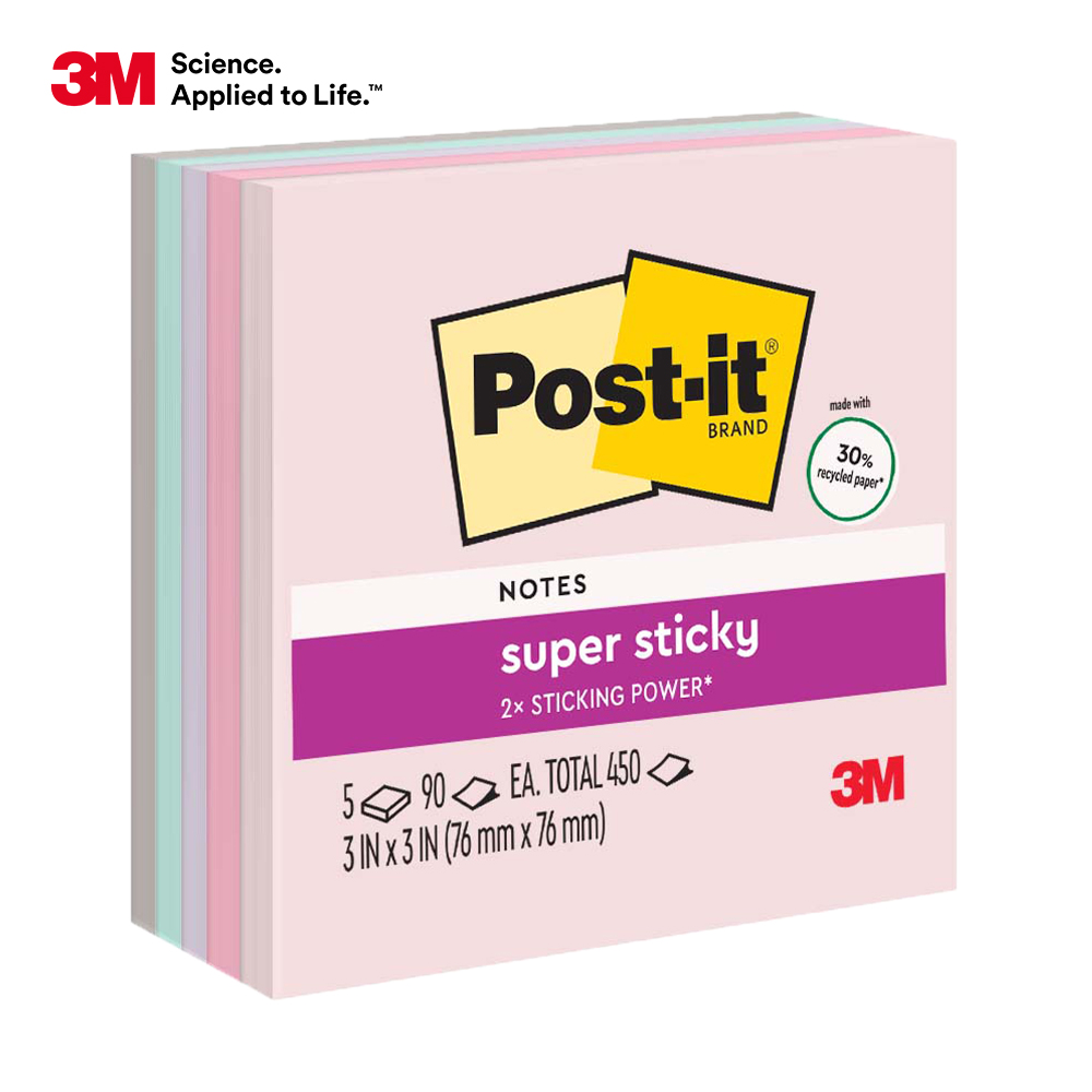 3M Post-it 利貼 狠黏 654-5SSWP紙磚 - PChome 24h購物