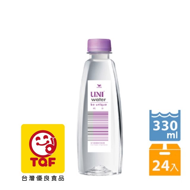 統一《UNI water》純水330ml (24入/箱) - PChome 24h購物