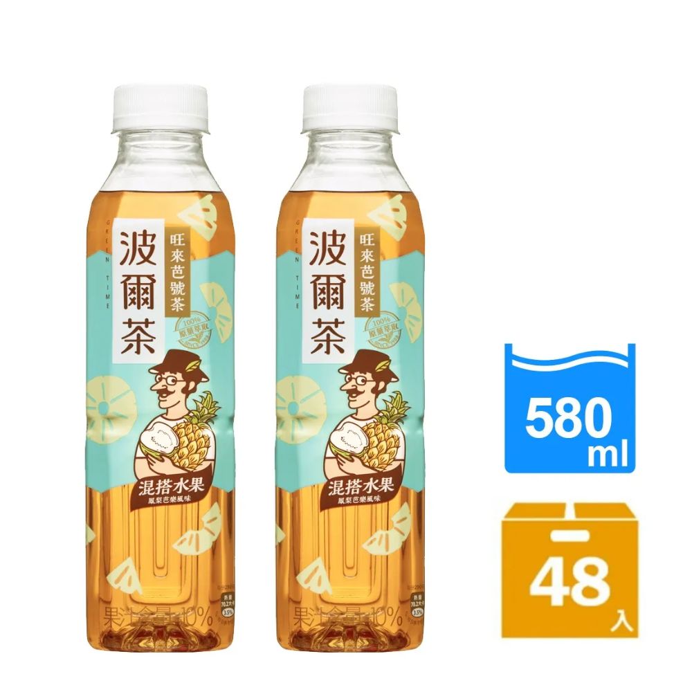 《金車波》波爾茶-旺來芭號茶580mlx24入/箱x2箱 - PChome 24h購物