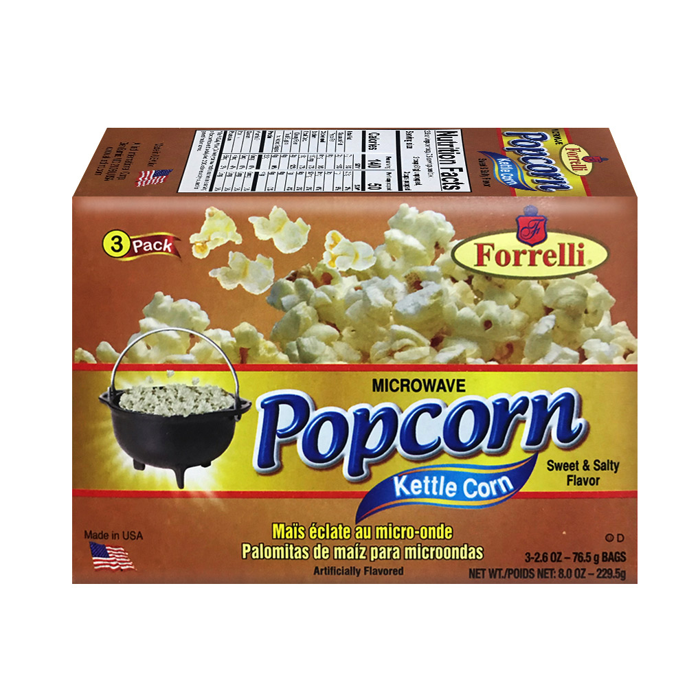 FORRELLI 】 經典甜鹹風味-微波爐爆米花(229.5g/盒) - PChome 24h購物