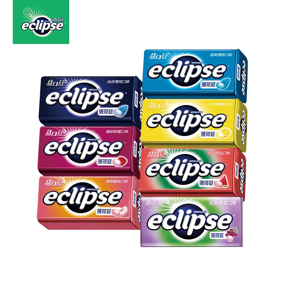 【Eclipse易口舒】無糖薄荷錠 30g/31g*8入 - PChome 24h購物