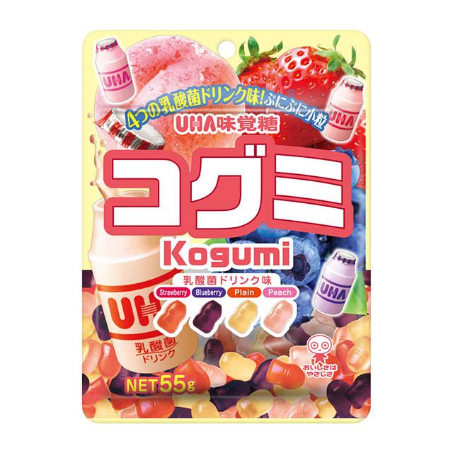 [UHA 味覺糖] 酷Q彌軟糖-乳酸飲料味(55g)x5 - PChome 24h購物