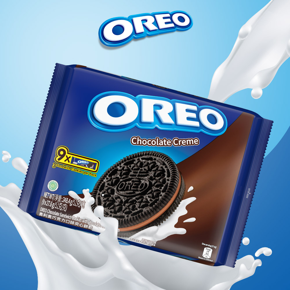 【OREO】奧利奧巧克力口味夾心餅乾248.4g - PChome 24h購物
