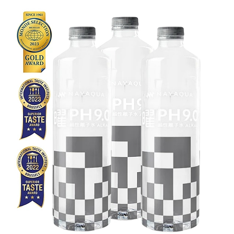 【NAYAQUA】曜 pH9.0鹼性離子水x2箱(600mlx24入/1500mlx12入)輕盈順滑, 尾韻回甘 - PChome 24h購物