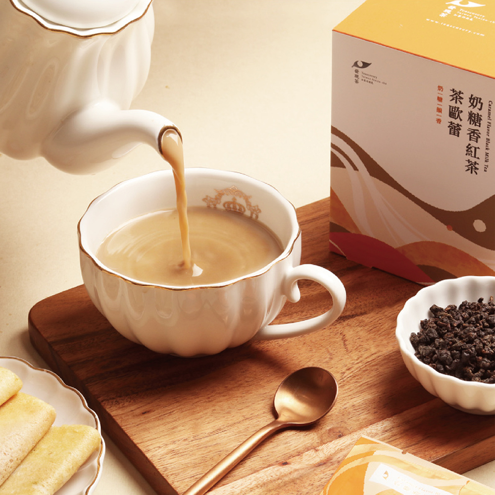 【發現茶】奶糖香紅茶茶歐蕾 (23gx8入) - PChome 24h購物