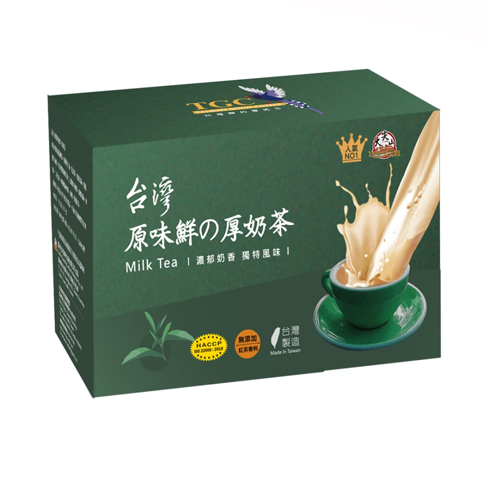 【大尖山】台灣原味鮮厚奶茶(17g*12包/盒) - PChome 24h購物