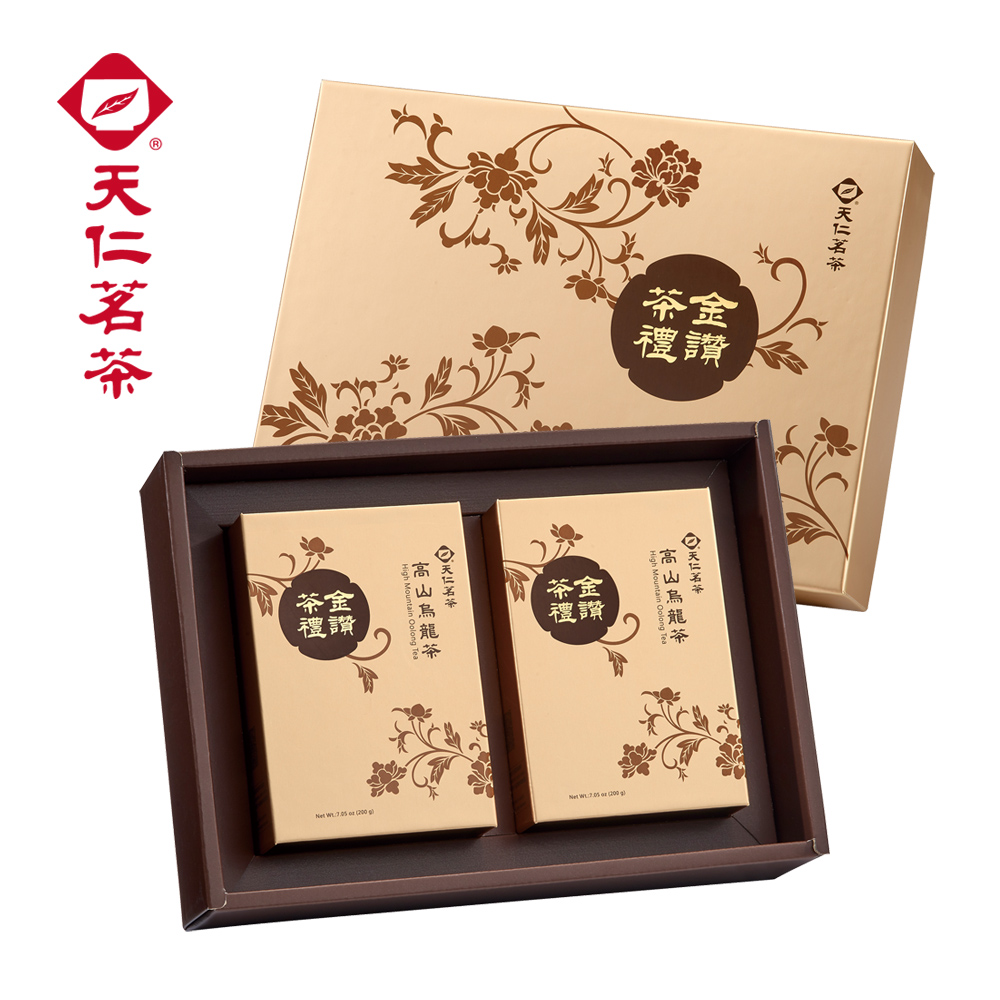 天仁茗茶 金讚茶禮禮盒-附提袋400g - PChome 24h購物