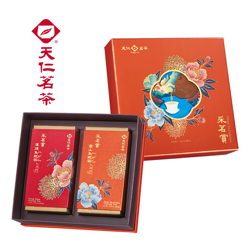 【天仁茗茶】采茗賞茶葉禮盒-附提袋400g - PChome 24h購物