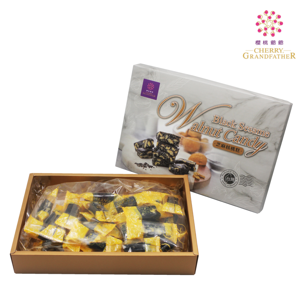 櫻桃爺爺 芝麻核桃糕禮盒(350g) - PChome 24h購物