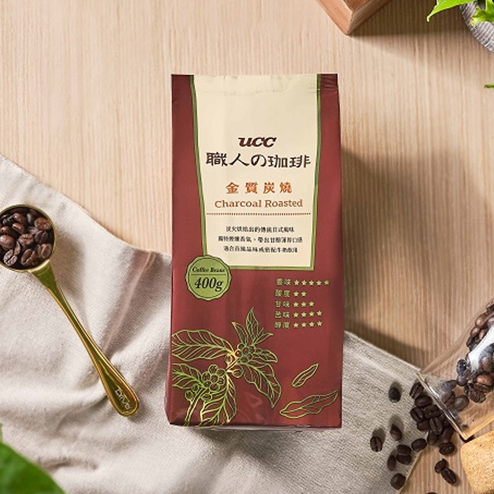 UCC 職人の珈琲-金質炭燒咖啡豆 400g - PChome 24h購物