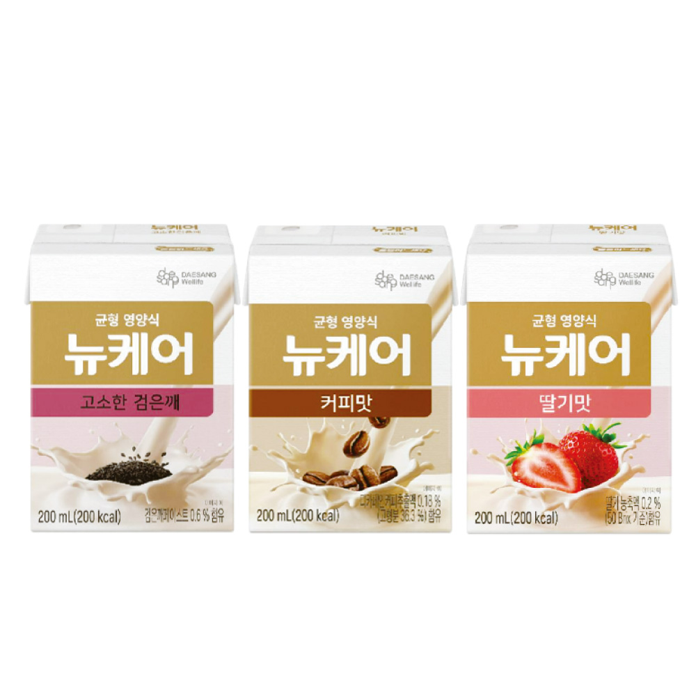 NUCARE 可倍力 營養飲-咖啡/草莓/黑芝麻 (200ml/30瓶/箱) - PChome 24h購物