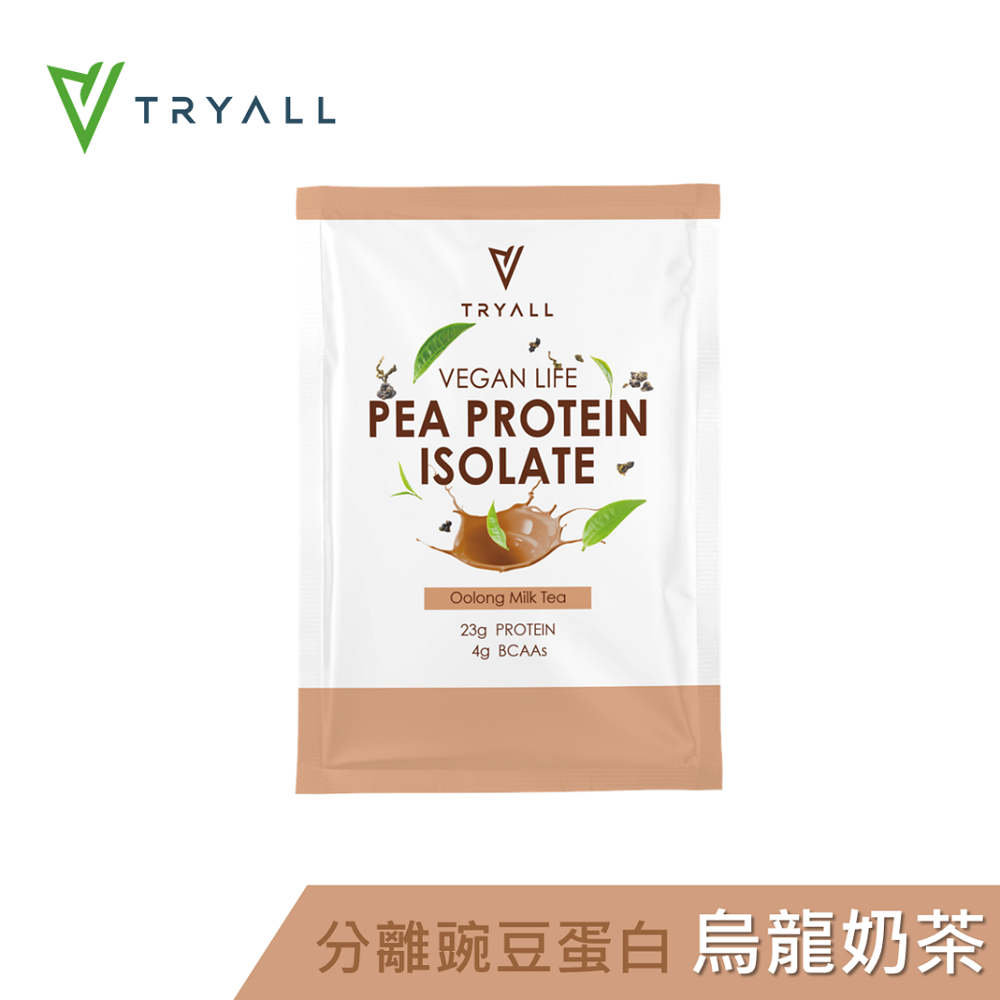 [台灣 Tryall] 分離豌豆蛋白-烏龍奶茶 (30g/袋) - PChome 24h購物