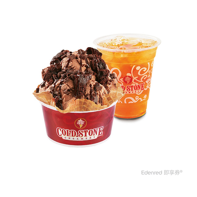 COLD STONE小杯經典冰淇淋套餐(含原味脆餅及紅茶) - PChome 24h購物