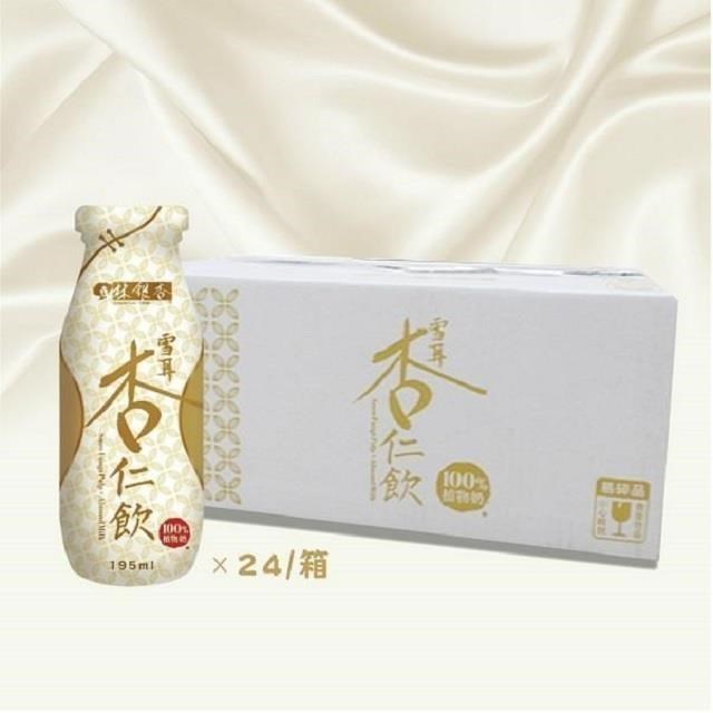 【林銀杏】雪耳杏仁飲(195ml/瓶，共24瓶) - PChome 24h購物