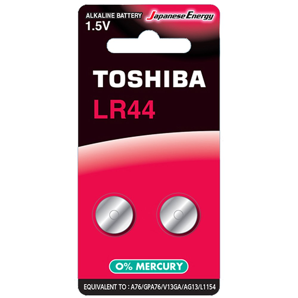 【東芝Toshiba】LR44鈕扣型A76鹼性電池20粒盒裝(1.5V鈕型電池 無鉛 無汞) - PChome 24h購物