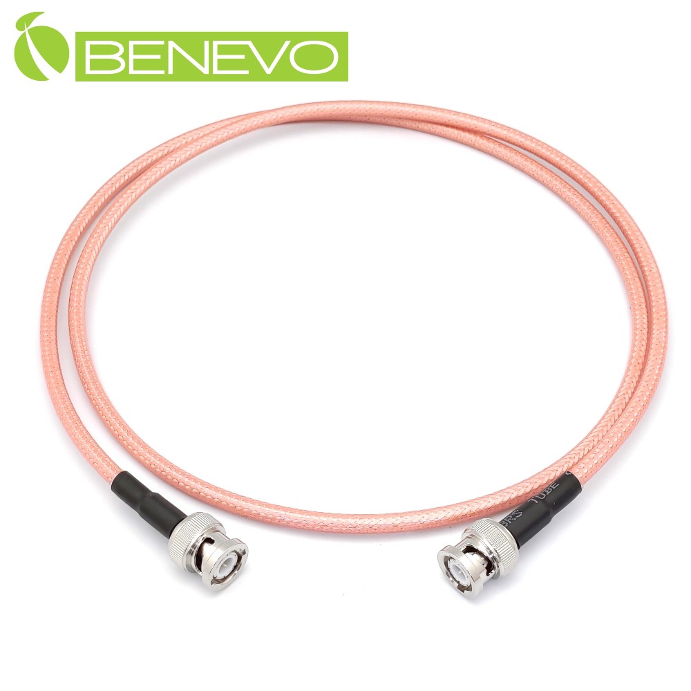 BENEVO 1米 BNC公對公 射頻訊號連接線/RG142高遮蔽同軸線 (6G/50歐姆) - PChome 24h購物