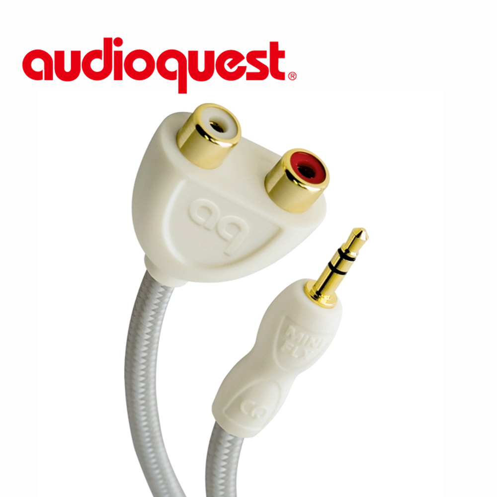 美國線聖 AudioQuest FLX-Mini Splitter 3.5mm(公)對2 x RCA(母)轉接頭 - PChome 24h購物