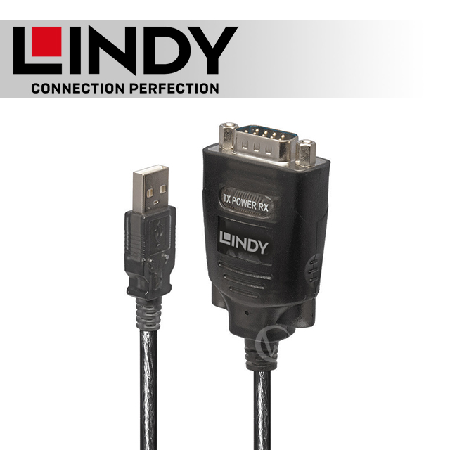 LINDY 林帝 USB2.0 to RS-232 訊號轉接線 1.1M (42686) - PChome 24h購物