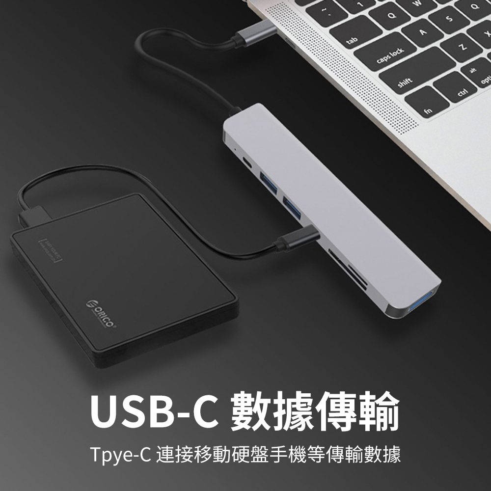 ANTIAN Type-C 七合一多功能HUB轉接器 USB集線器 HDMI智能轉換器 筆電擴展塢 mac轉接頭 - PChome 24h購物