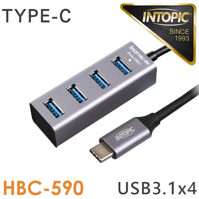 INTOPIC 廣鼎 USB3.1 Type-C高速集線器(HBC-590) - PChome 24h購物