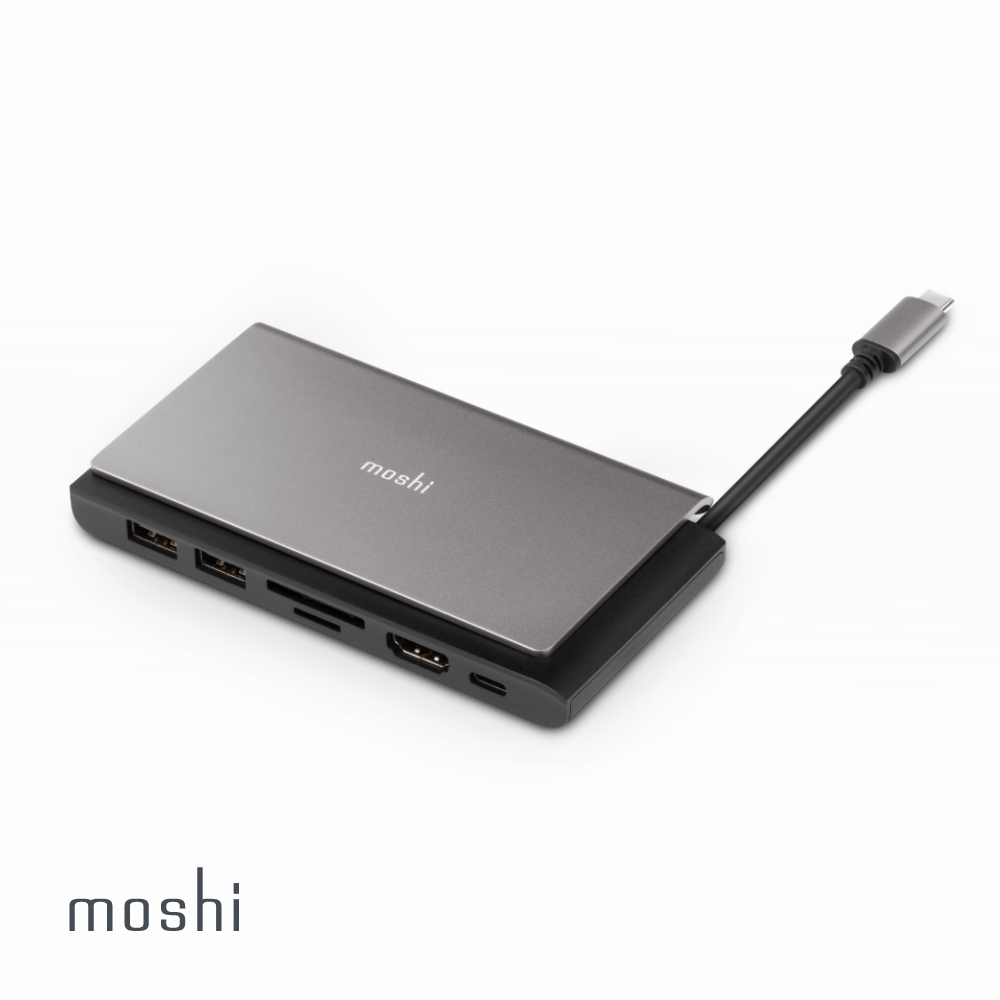 【moshi】Symbus Mini USB-C Hub 七合一迷你多功能集線器 - PChome 24h購物