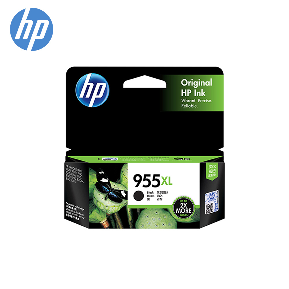 HP 955XL 原廠黑色墨水匣 (L0S72AA) - PChome 24h購物