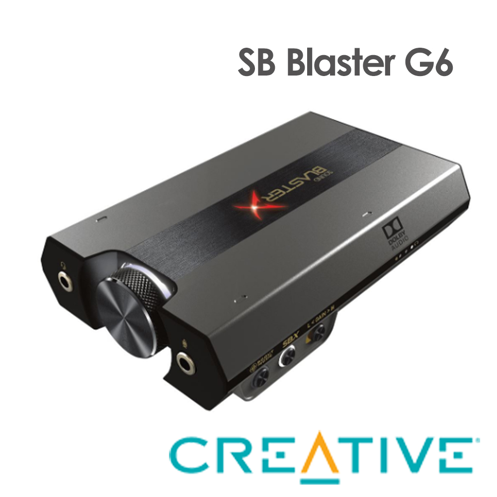 Creative Sound Blaster G6 USB外接式音效卡 - PChome 24h購物