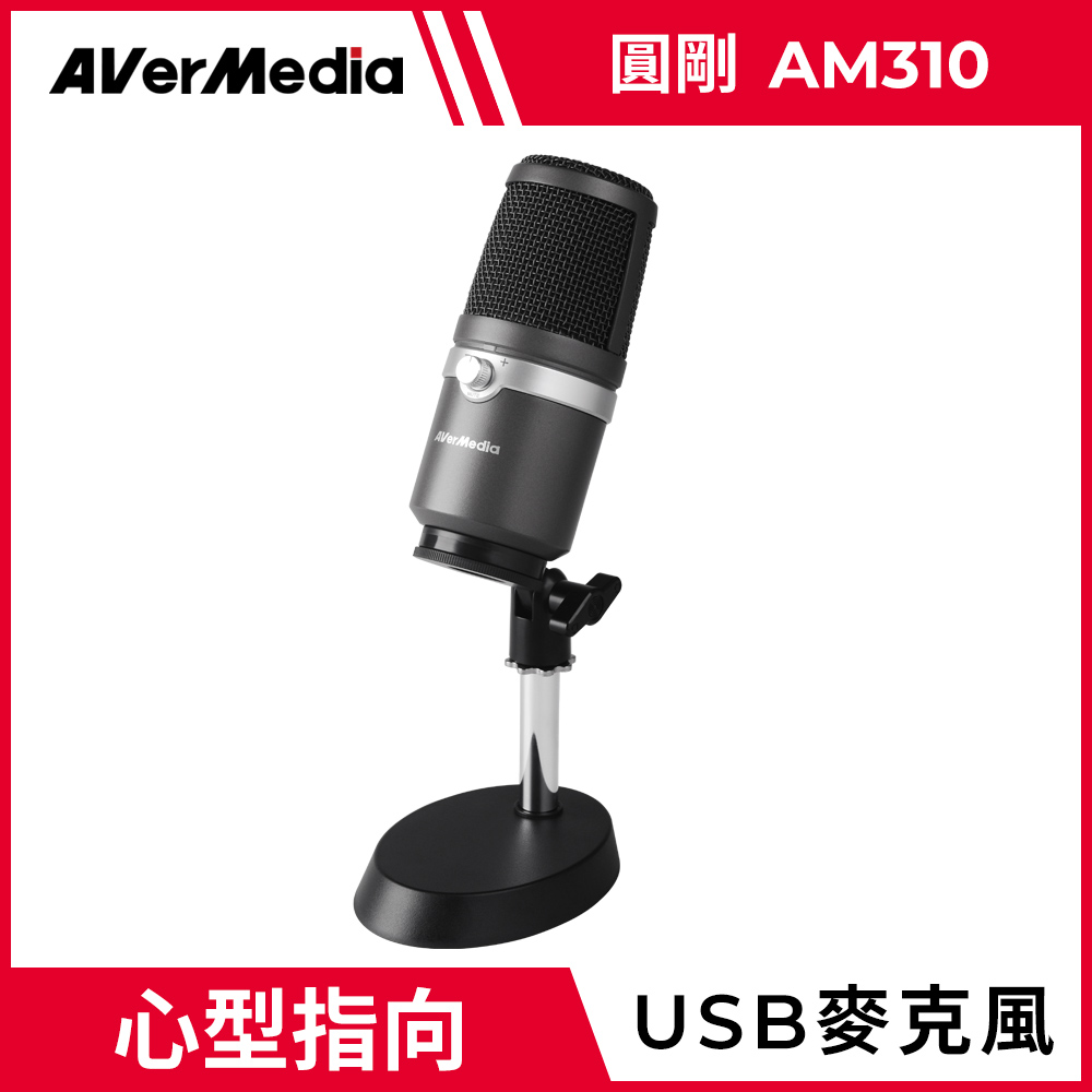 AverMedia 圓剛 黑鳩直播錄音麥克風AM310 - PChome 24h購物