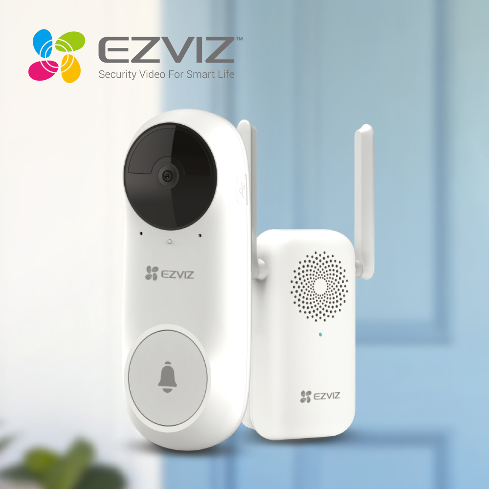 EZVIZ螢石 CS-DB2C 高階智慧視訊門鈴(1080P Full HD) - PChome 24h購物