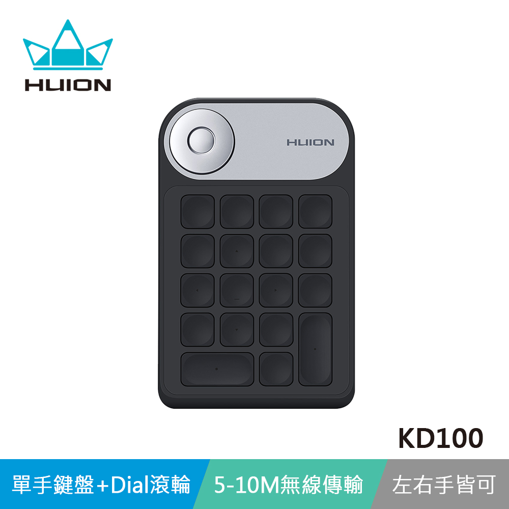 HUION Mini Keydial KD100 單手鍵盤 - PChome 24h購物