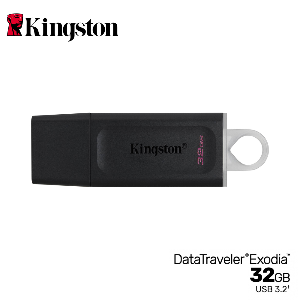 【Kingston 金士頓】DataTraveler Exodia USB3.2 32GB 隨身碟 - PChome 24h購物