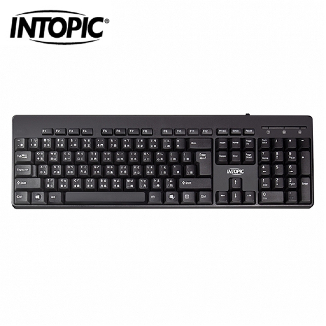 【INTOPIC 廣鼎】KBD-80 USB標準鍵盤 - PChome 24h購物