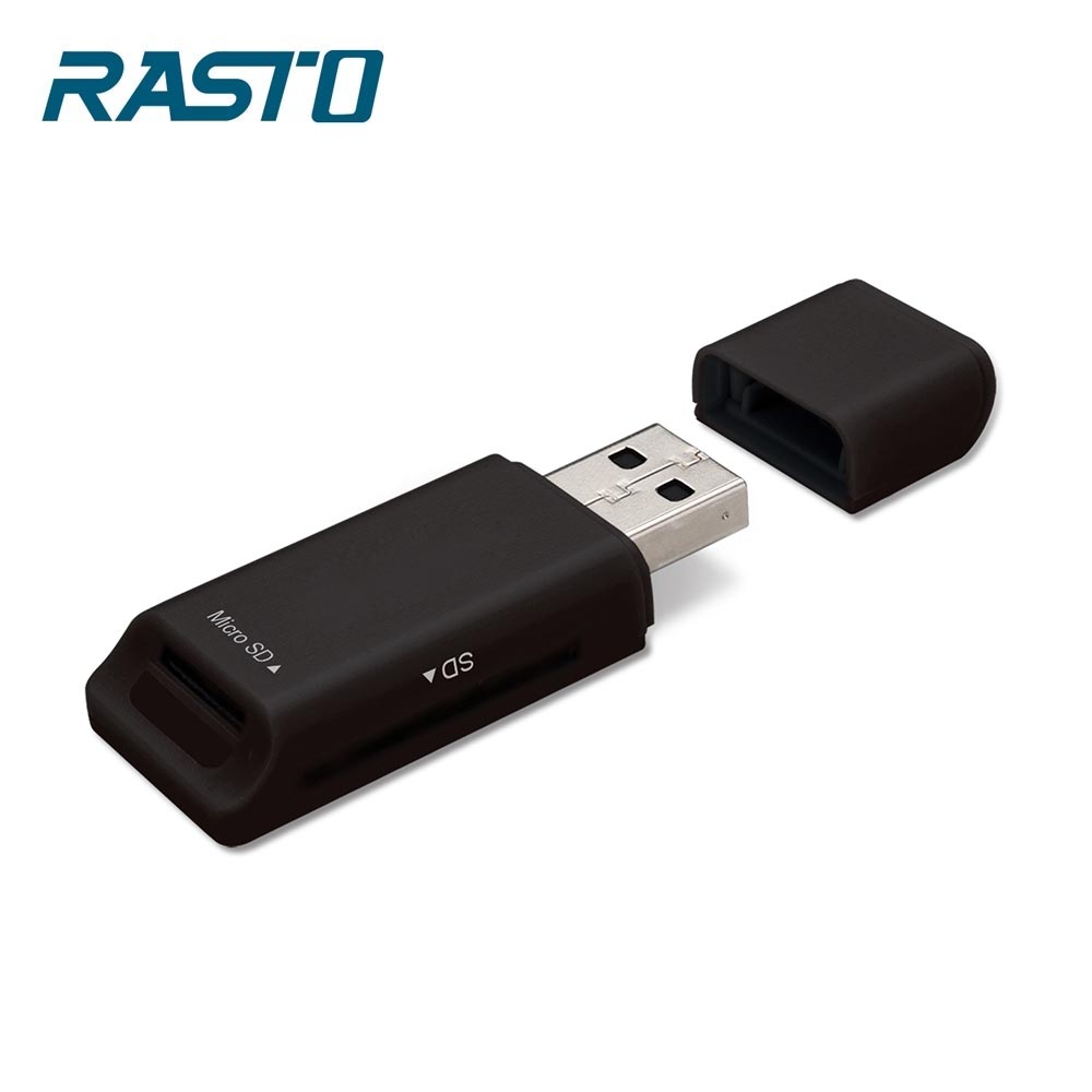 【RASTO】RT7 隨身型 USB 雙槽讀卡機 - PChome 24h購物