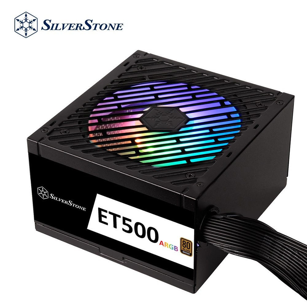 【SilverStone 銀欣】ET500-ARGB 銅牌 500W ATX 電源供應器 - PChome 24h購物