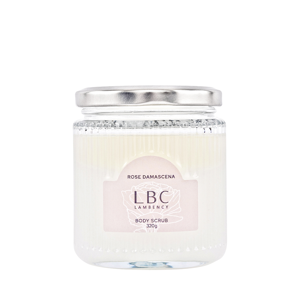 【LBC】Lambency 水漾玫瑰柔嫩身體角質磨砂膏 320g 附挖杓 - PChome 24h購物