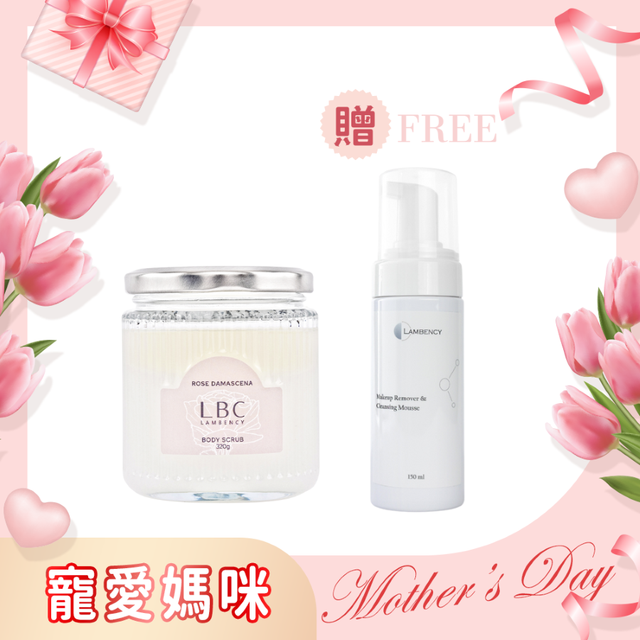 【LBC】Lambency 水漾玫瑰柔嫩身體角質磨砂膏 320g 附挖杓 - PChome 24h購物