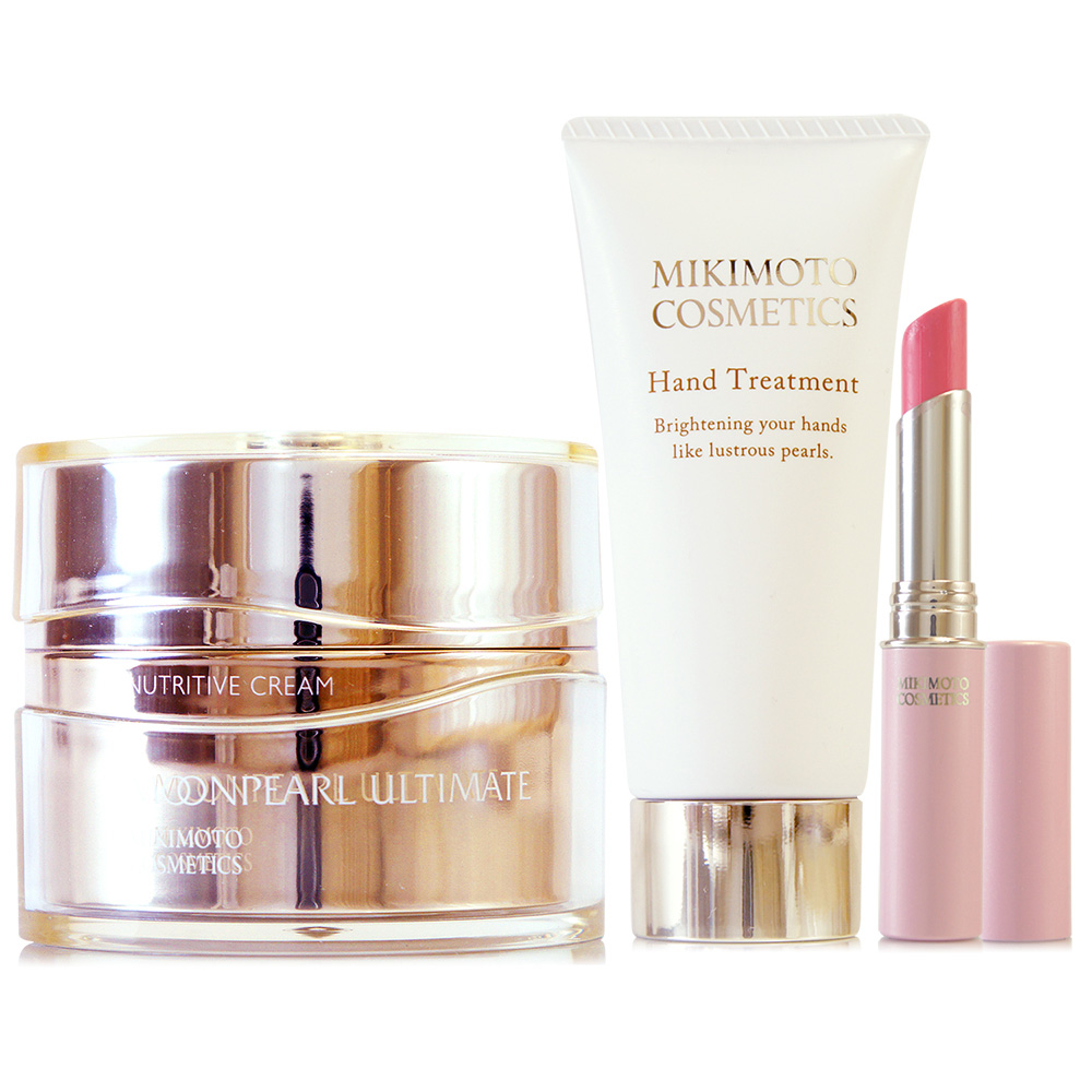 【MIKIMOTO御木本】MOONPEARL ULTIMATE極緻乳霜30g-贈珍珠護手霜50g+粉漾潤唇膏2.3g(正統公司貨) - PChome 24h購物