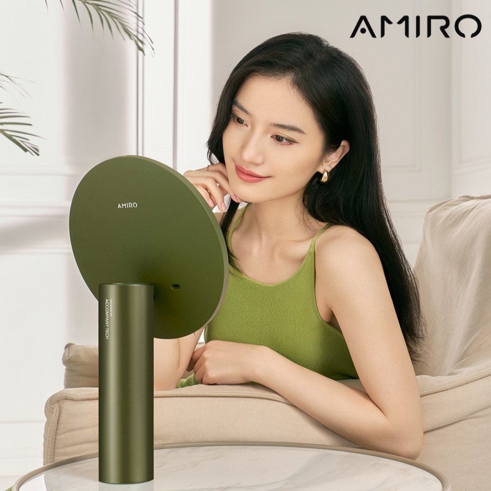【AMIRO】 Oath自動感光LED化妝鏡-向陽覓光禮盒-英倫綠 - PChome 24h購物