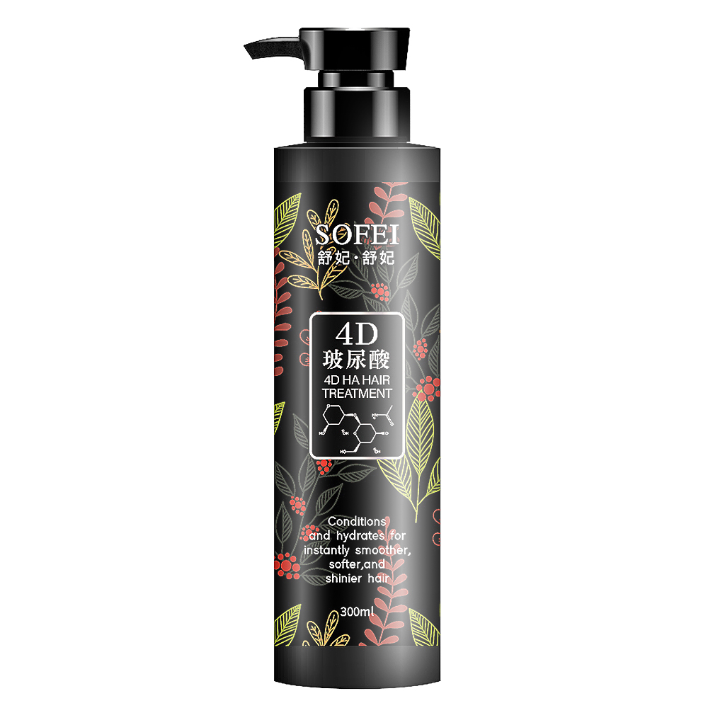 舒妃SOFEI 4D玻尿酸煥活護髮菁華300ml(護髮膜/護髮乳) - PChome 24h購物