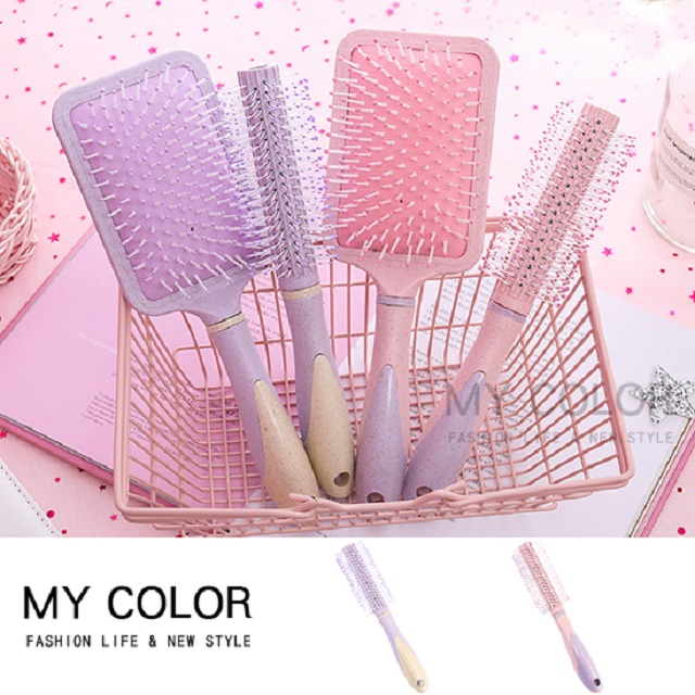 MY COLOR 少女系氣囊按摩梳 捲髮梳 氣囊按摩梳 梳子 按摩梳 氣墊梳 【R062】 - PChome 24h購物