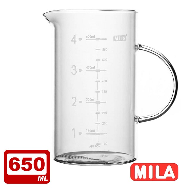 MILA 咖啡玻璃量杯650ml - PChome 24h購物